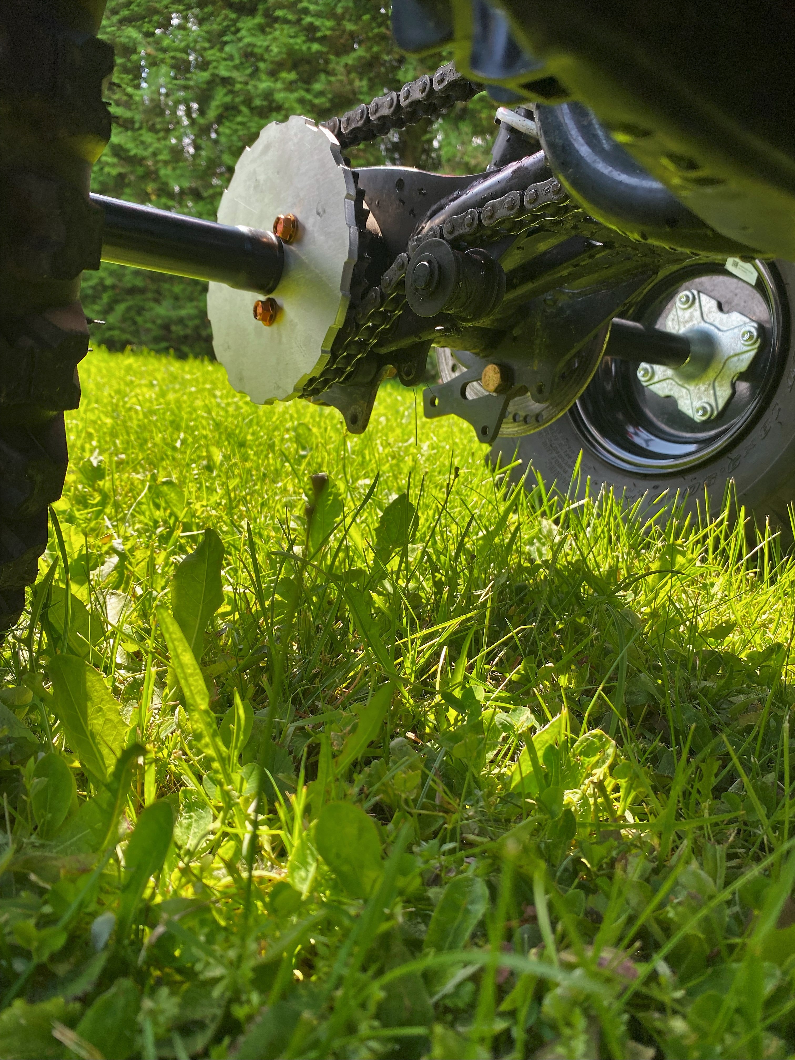 Polaris 90 & 110 Rear Sprocket Guard - Durable Off-Road Defense